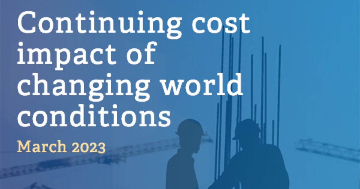 Resource | Continuing cost impact of changing world…
