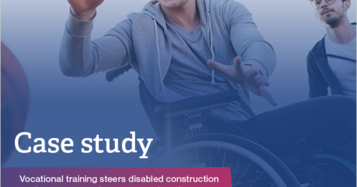 Resource | Vocational training steers disabled construction…