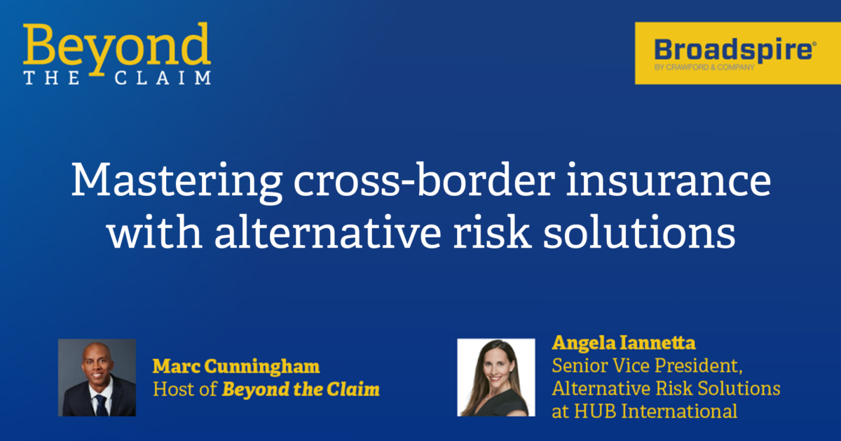 Video | Mastering cross-border insurance with alternative…