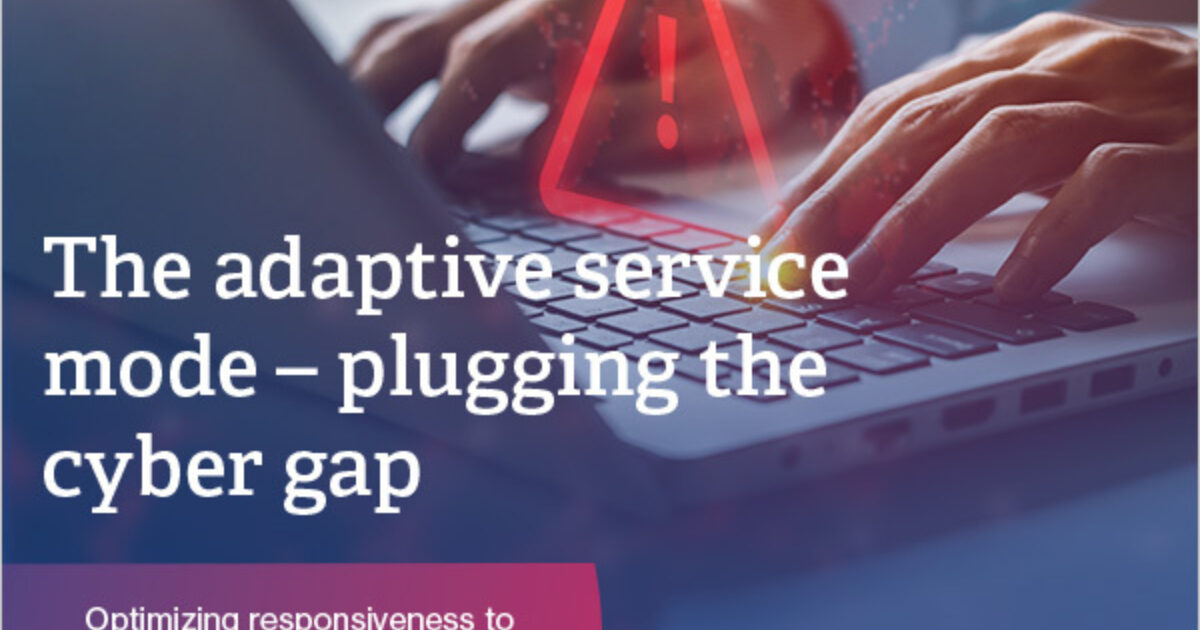 Resource | The adaptive service model - plugging the cyber…
