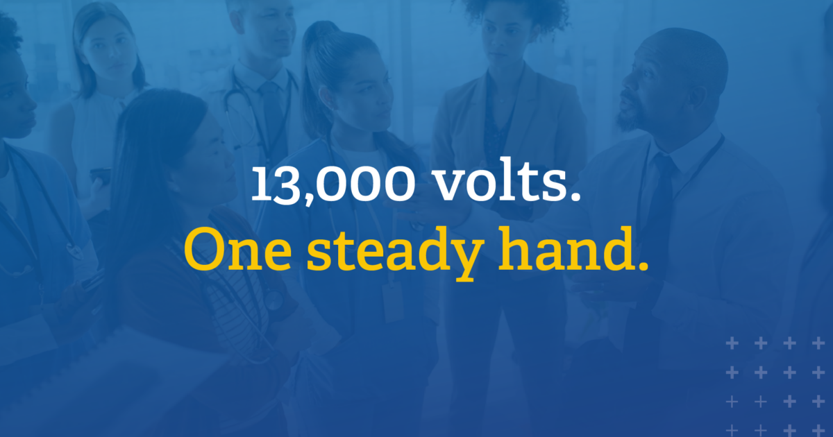 Video | 13,000 volts. One steady hand.