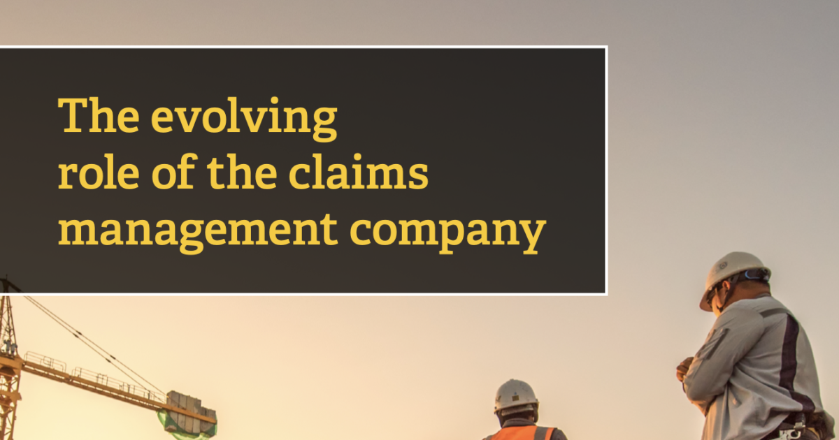 Resource | The evolving role of the claims management…
