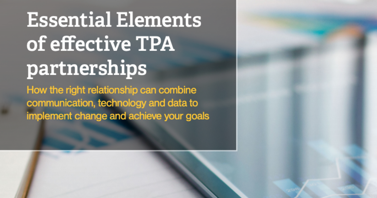 Resource | Essential elements of effective TPA partnerships