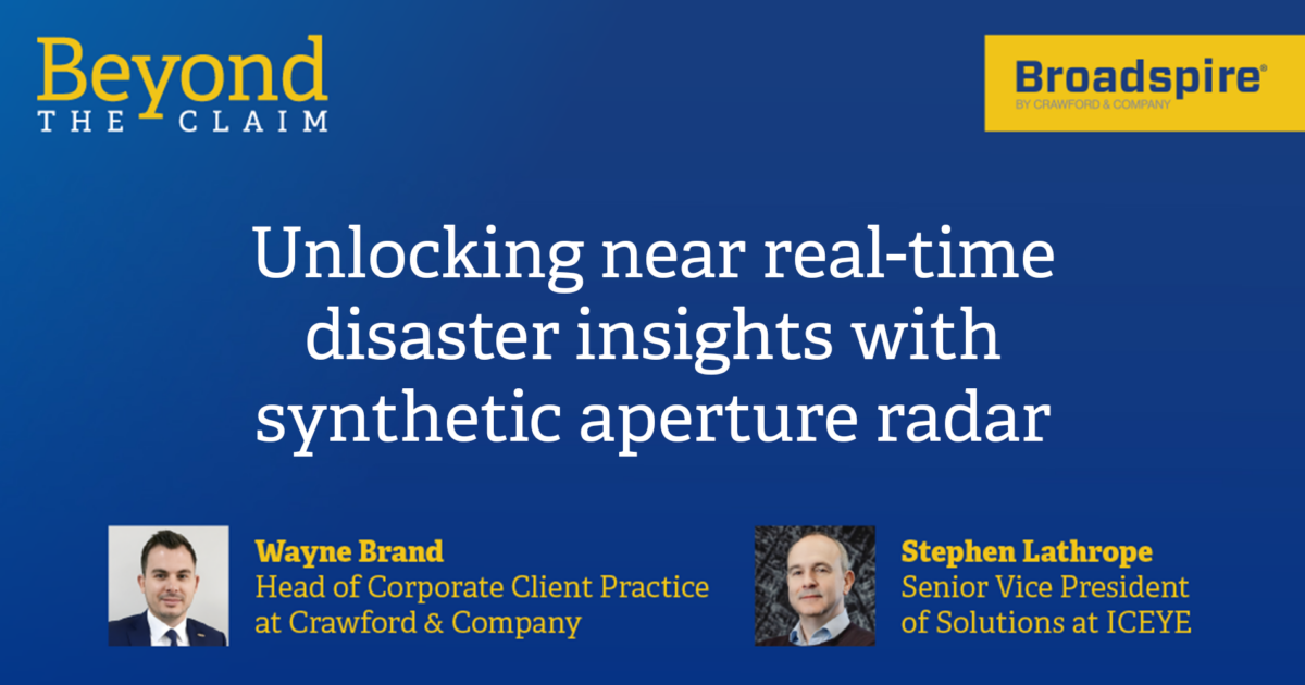 Video | Unlocking near real-time disaster insights with…
